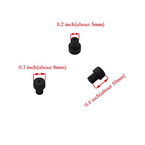 Charbrofire SDA-00189300 W10919249 Rubber Feet for Samsung NX58M6630SS NX58F5500SS NX58R5601SS NX58H5600SS/AA NX58J5600SG NX58J5600SG/AA Whirlpool Grate Rubber Feet HP Gas Stove Parts 14 Packs