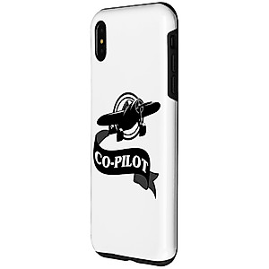 iPhone XS Max Vintage Flying Pilot Aircraft Co-Pilot Airplane-themed appar Case