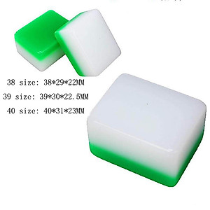 inBEKEA Mahjong Household Hand Acrylic Mahjong with 144 Engraved Tiles +3 Dice,Classic Chinese Mahjong for Travel Journey Party Game Idea Gift Mahjong Tiles