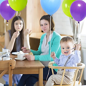 Purple Blue Green Balloon Garland Arch - Purple, Lime Green, Blue Balloons Video Game Party Supplies for Kid Girls Boys Cartoon Birthday Baby Shower Graduation Party Decorations