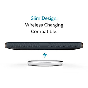 Speck Samsung Galaxy S23 Plus Case - Drop Protection, Extra Grip, Scratch Resistant & Shock-Absorbent Case for Galaxy S23 Plus - Slim Design S23 + Grip Case - Grey, Bronze, White Presidio2