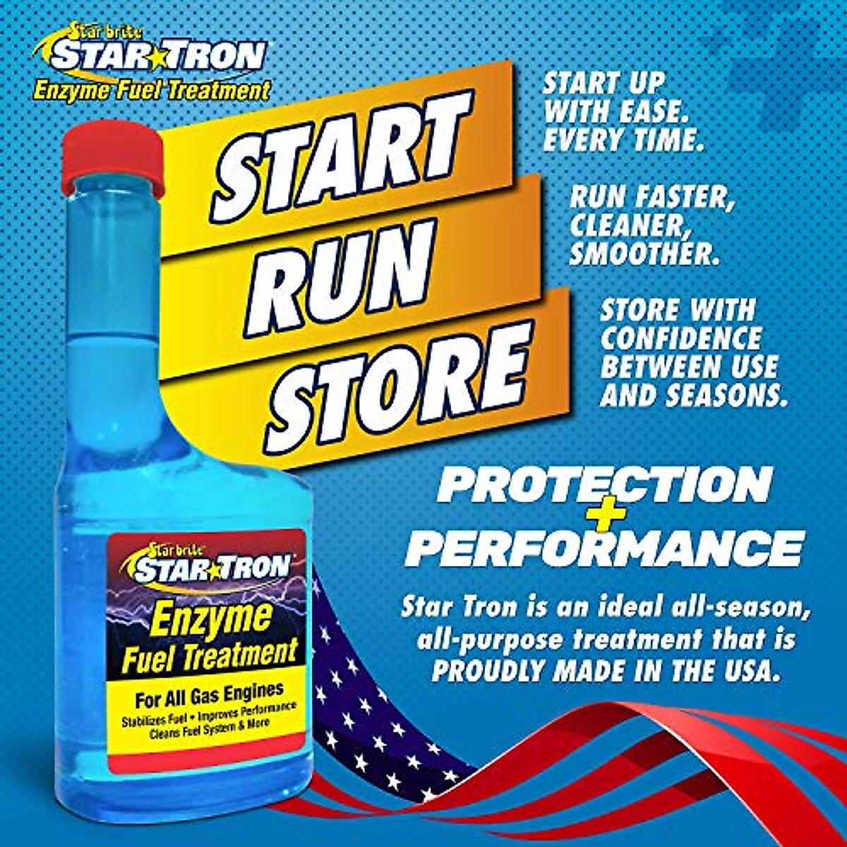 STAR BRITE Star Tron SEF Gasoline Additive 16oz Classic Gas Formula 14316