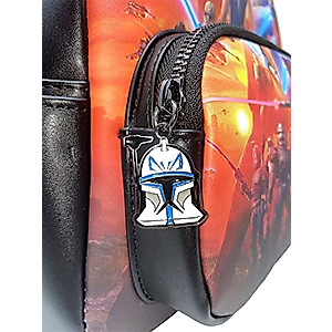Loungefly Star Wars The Clone Wars Lightsabers Womens Double Strap Shoulder Bag Purse