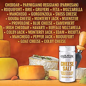 Cheese Sea Salt, Fine Sea Salt for Homemade Cheese Making, Gluten-Free and Non-Iodized Salt, Kosher Cheese Kit Essential Salt, 1 lb Shaker, Sea Salt Superstore