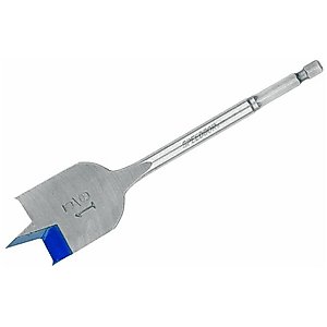 Spade Bit, 1 3/8 In D, 6 In L, I/4 Shank