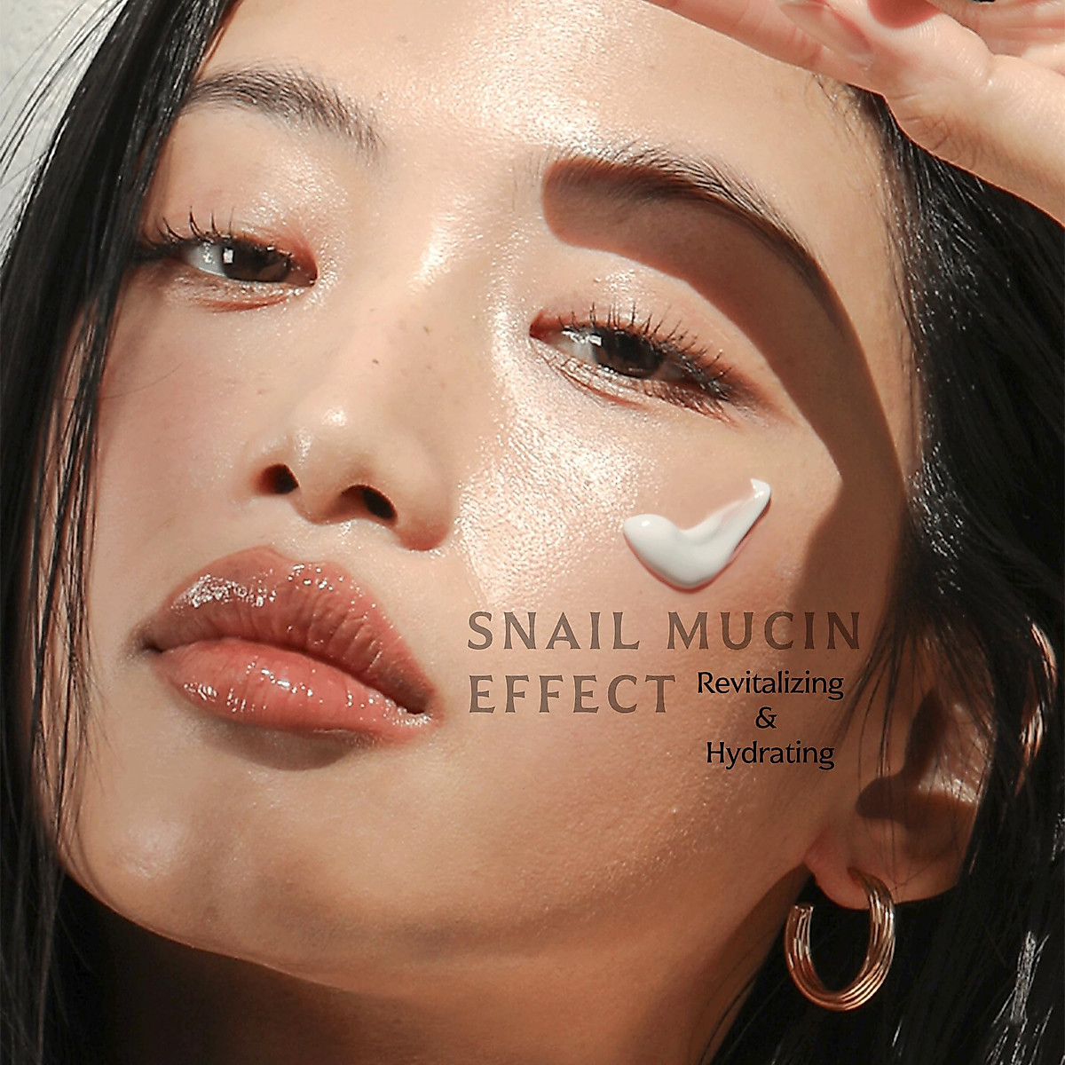 MIZON Black Snail All In One Cream Intensive Korean Skin Care Facial Moisturizing Snail Mucin Extract (2.54 fl oz)