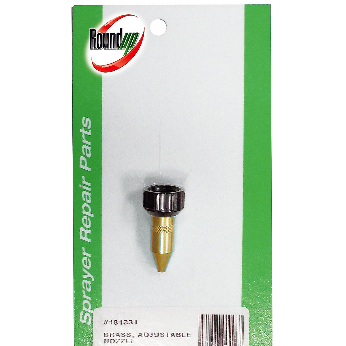 Roundup 181331 Brass Adjustable Nozzle, Black & Gold Color