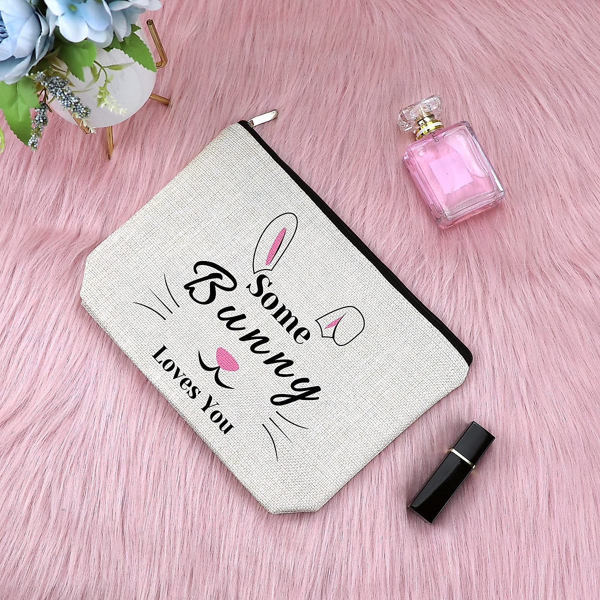 Fox Gift for Fox Lover Makeup Bag Fox Themed Gift for Women Animal Lover Gift for Teen Daughter Cute Fox Cosmetic Bag Best Friend Birthday Gift Graduation Christmas Gift Travel Cosmetic Pouch