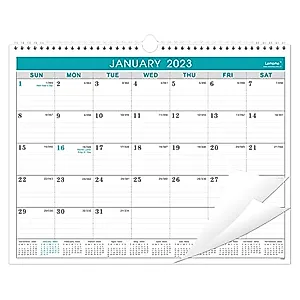 Calendar 2023 - 12 Monthly Wall Calendar 2023 from January 2023 to December 2023, 2023 Calendar with Julian Date, 14.75 x 11.5 Inches, Thick Paper for Organizing