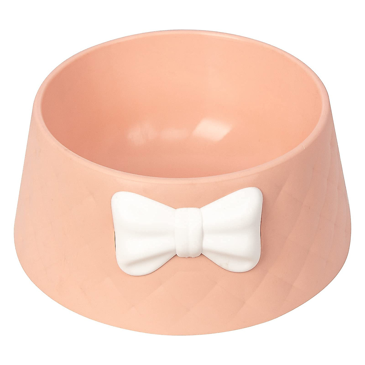 Kattypet Katty Pet Cheap Affordable Bowl with Bow Cat Food Bowls Base Dog Bowl, Pet Feeding Station Base Bowl of Premium Quality Pets Bowl for Mini Small Medium Puppy