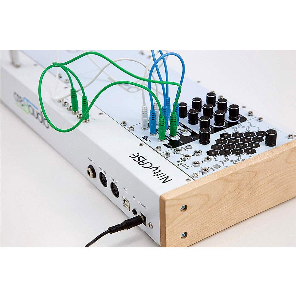 Cre8audio Eurorack Synthesizer Nifty Kit with HPC-A30 Monitor Headphones & 8 Sets Patch Cables TS to Same (3') Bundle