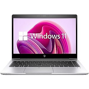 HP Elitebook 840 G5 14" FHD Business Laptop Computer, Intel Quad-Core i5-8350U, 16GB DDR4 RAM, 512GB SSD, Backlit Keyboard, Type-C, HDMI, Windows 11 Pro (Renewed)