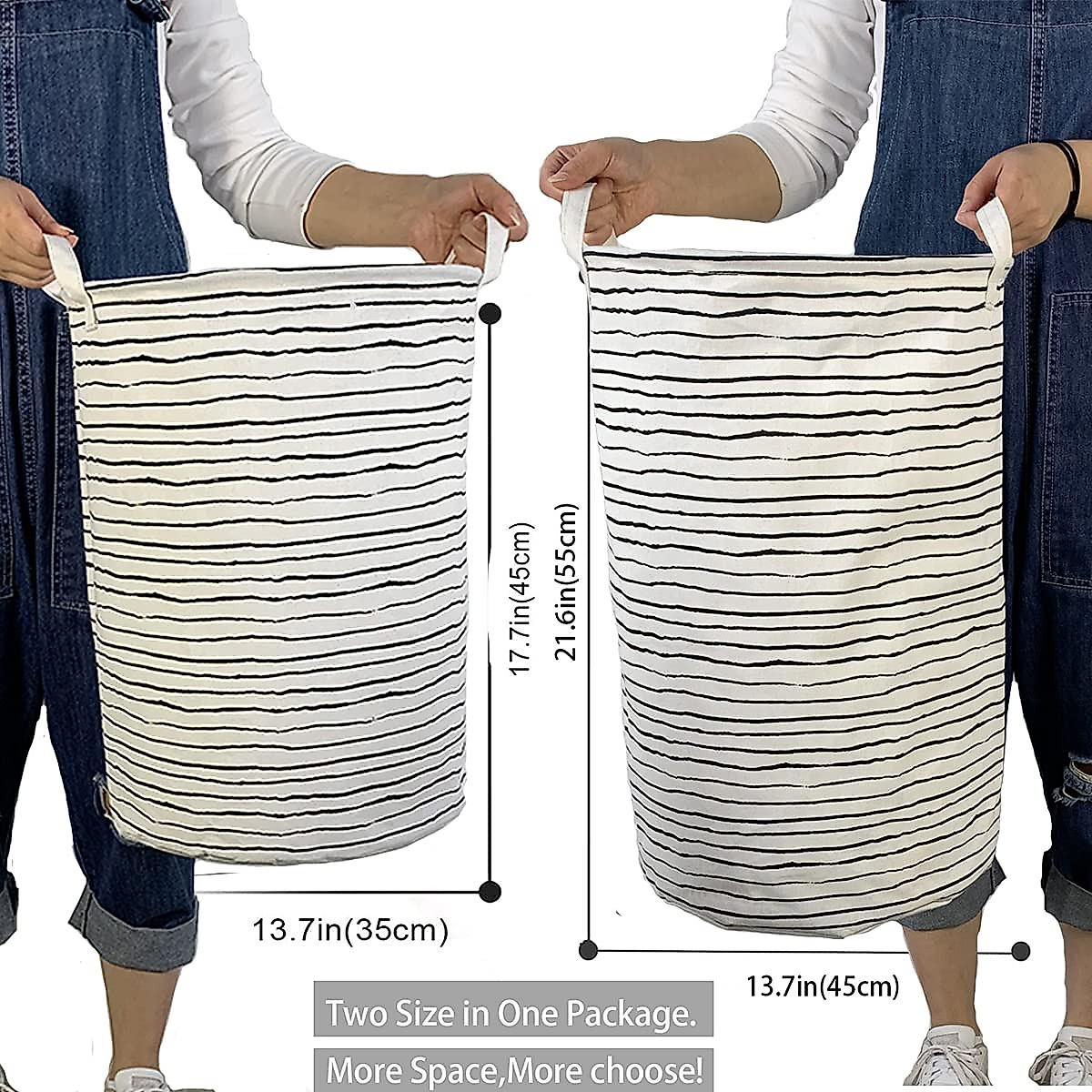 2PCS,Wque Storage bin,Hamper, Baskets,Collapsible Storage,Toys Storage,Laundry,Nursey Baby Gift