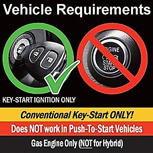 MPC Plug N Play Remote Starter for 2015-2020 Ford F-150 |Gas| |Key to Start| |NO HONK-Lock-Unlock-Lock| with T-Harness OEM Key Fob Activated