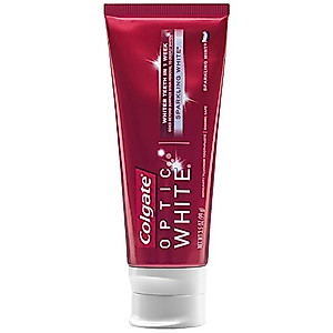 Colgate Optic White Whitening Toothpaste, Sparkling White - 3.5 ounce