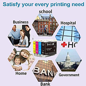 Wolfgray 15PK LC51 Compatible LC51BK LC51C LC51M LC51Y Ink Cartridge for Brother MFC 230C 240C 350C 3360C 440CN 465CN 5460CN 5860CN 665CW 685CW 845CW 885CW DCP 130C 330C 350C IntelliFax 1360 Printer