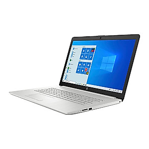 HP 17.3" FHD Laptop Computer, 11th Intel Core i5-1135G7 Processor, 24GB RAM, 1TB HDD+512GB PCIe SSD, Intel Iris Xe Graphics, HD Audio, Bluetooth, HDMI, Windows 10S, Silver, 32GB Hotface USB Card