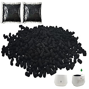 Xcivi Odor Absorbing Filter Refills for Lomi Smart Waste Kitchen Composter Top and Back Filters, Replacement Activated Charcoal Filters Compatible with Lomi Electric Countertop Compost Bin(2 Pack)
