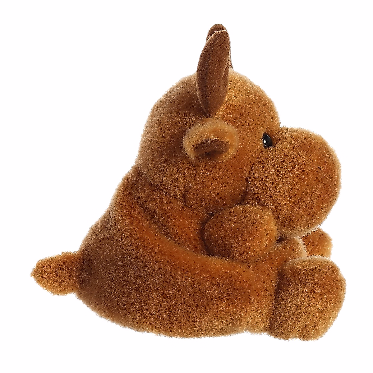 Aurora® Adorable Palm Pals™ Cinnamon Moose™ Stuffed Animal - Pocket-Sized Play - Collectable Fun - Brown 5 Inches