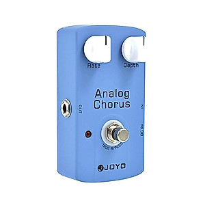 JOYO JF-37 Chorus Pedal Bundle with DC 9V Pedal Power Supply (800mA -1A) AC Adapter