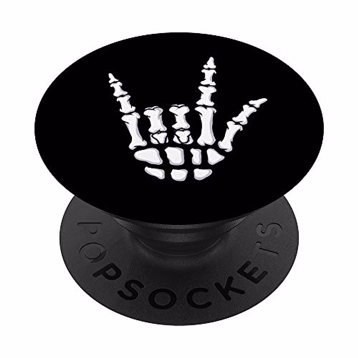 I Love You Sign Language Skeleton Hand ASL Halloween Costume PopSockets Swappable PopGrip