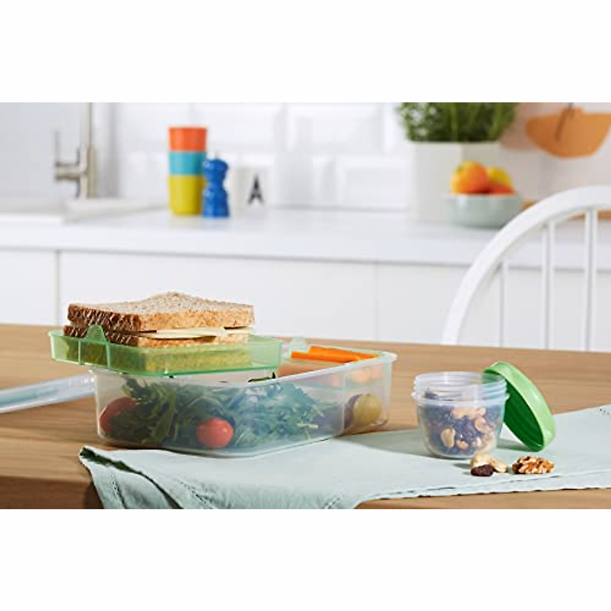 Sistema Bento Box Adult Lunch Box with 2 Compartments