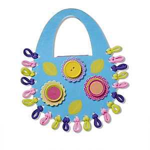 Melissa & Doug Loop It! Beginner Craft Kit - Owl Tote | Arts & Crafts | Age +3 Years | Gift for Boy or Girl