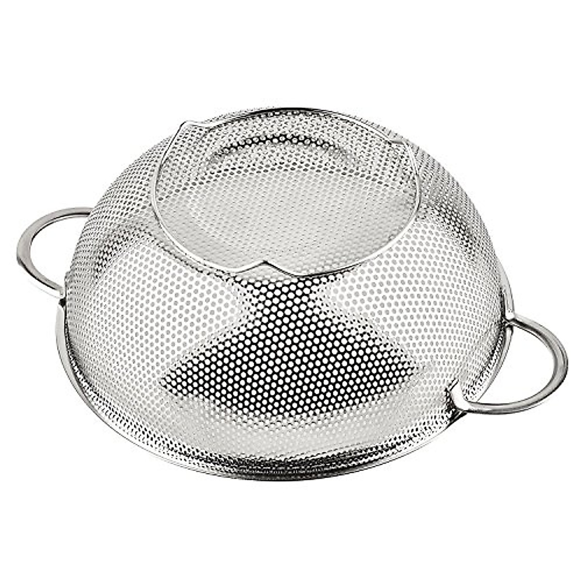 HÖLM 3-Piece Stainless Steel Mesh Micro-Perforated Strainer Colander Set (1-Quart, 2.5-Quart and 4.5-Quart)