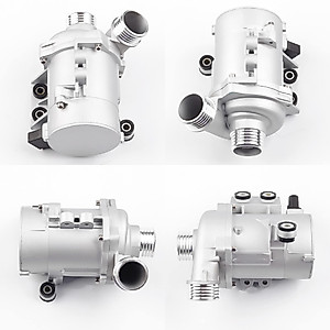 Dasbecan Electric Engine Water Pump Compatible with BMW 128i 328i 325i 528i 530i Z4 X3 X5 E90 N52 Replaces# 11517521584 11517546994 11517563183 11517586924 11517586925
