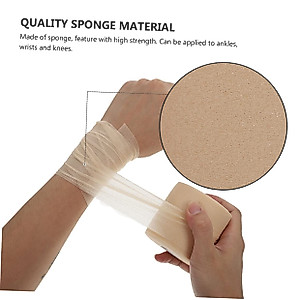 12 Rolls Skin Sponge Membrane Athletic Wrist Tape self Adhesive Medical Tape Ankle Tape Football Racket Damping Wraps Injury wrap Athletic wrap Combination Fitness Body