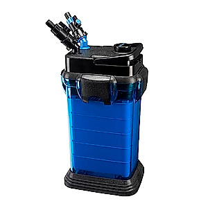 Penn-Plax Cascade All-in-One Aquarium Canister Filter – for Tanks Up to 200 Gallons (350 GPH) – Cascade 1500