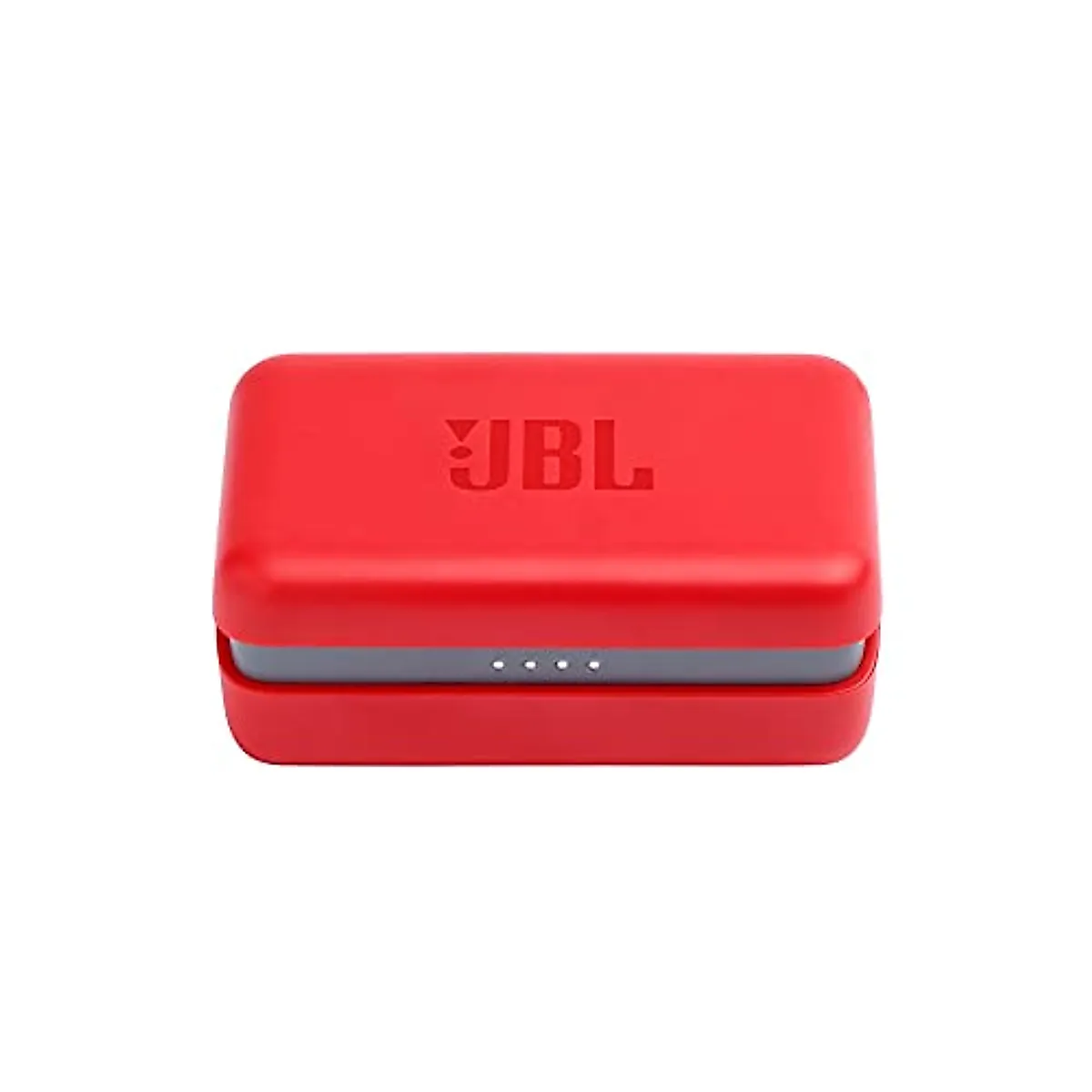 JBL ENDURANCE PEAK - True Wireless Earbuds, Bluetooth Sport Headphones with Microphone, Waterproof, up to 28 Hours Battery, Charging Case and Quick Charge, Works with Android and Apple iOS (red)