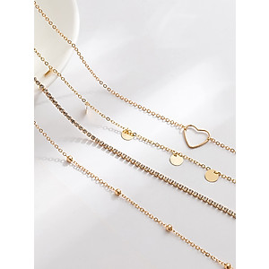 Waist Chain Belt Body Chain Gold Chain Belt Waist Beads Chains for Women Layered Belly Beads Chain Jewelry Gifts for Women Trendy Stocking Stuffers