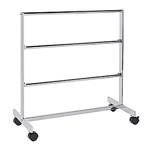 SSWBasics Chrome Storage Clothing Rack with Hanger Bars - 3 Bars for Rack Included