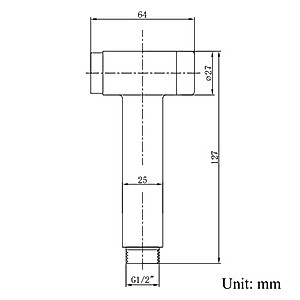 ZLOCYIVHE Toilet Bidet Sprayer Black Hand Held Bidet Sprayer for Toilet Hand Shower for Toilet Set with Hose Cold Water Brass No Drilling Cloth Diaper Sprayer Kit