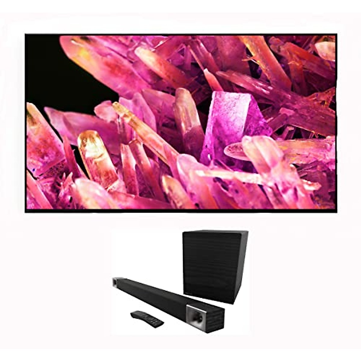 Sony XR65X90K 65" 4K Smart BRAVIA XR HDR Full Array LED TV with a Klipsch CINEMA-600 3.1 Dynamic Power Soundbar with 10" Wireless Subwoofer (2022)