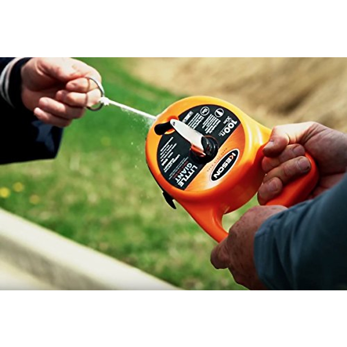 Keson G3X Giant Chalk Line with High Speed Rewind, 12 oz Capacity, 100 ft String "Packaging may vary"