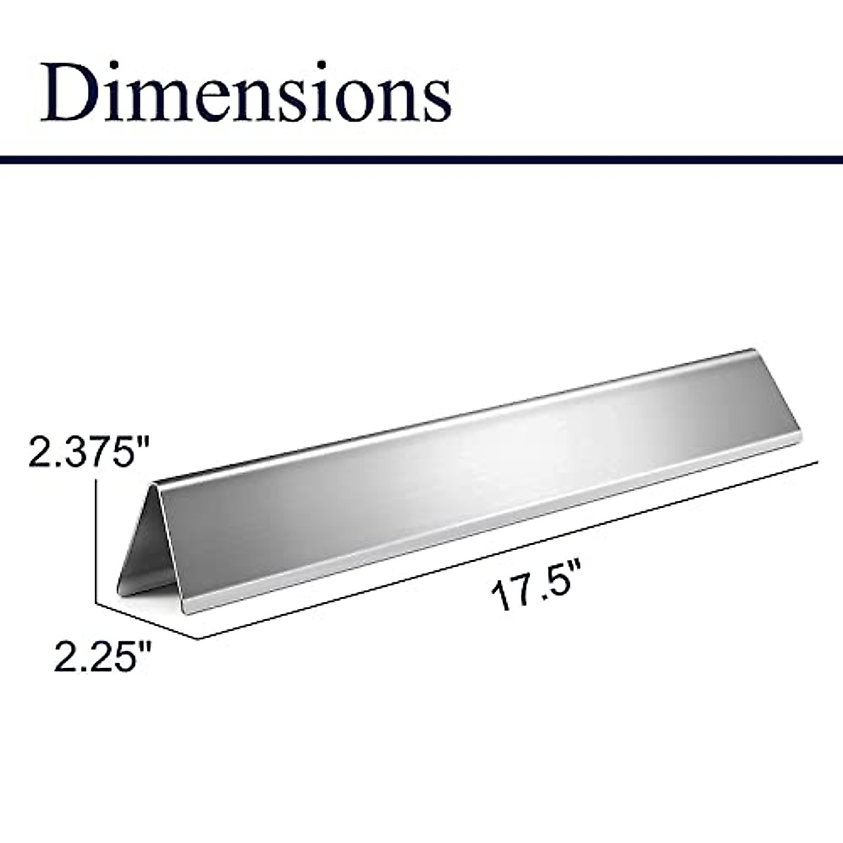 Boloda 13 1/4" Heat Deflector and 17.5" Flavorizer Bars Replacement for Weber 7620 7622, Genesis 300 Series E310 E330 S310 S320 EP/CEP-310 EP/CEP-320 EP/CEP-330 with Front Control Knobs 2011 & Newer