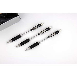 Zebra Pen Z-Grip Mechanical Pencil, 0.5mm Point Size, HB #2 Graphite, Black Grip, 12 Pack (52310)
