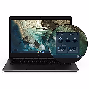 SAMSUNG Galaxy Chromebook Go Laptop (32GB, 4GB RAM, Wi-Fi + 4G LTE) 14.0" Intel N4500, Fully Unlocked for All Carriers, Chrome OS, Cellular Notebook w/ 180-Degree Hinge (Silver) (Renewed)