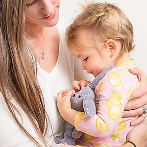 Thermal-Aid Zoo - Mini Microwavable Stuffed Animal - Plush Toy and Hot Cold Pack - Baxter The Bunny - 3.15 x 2.6 x 9.3 in