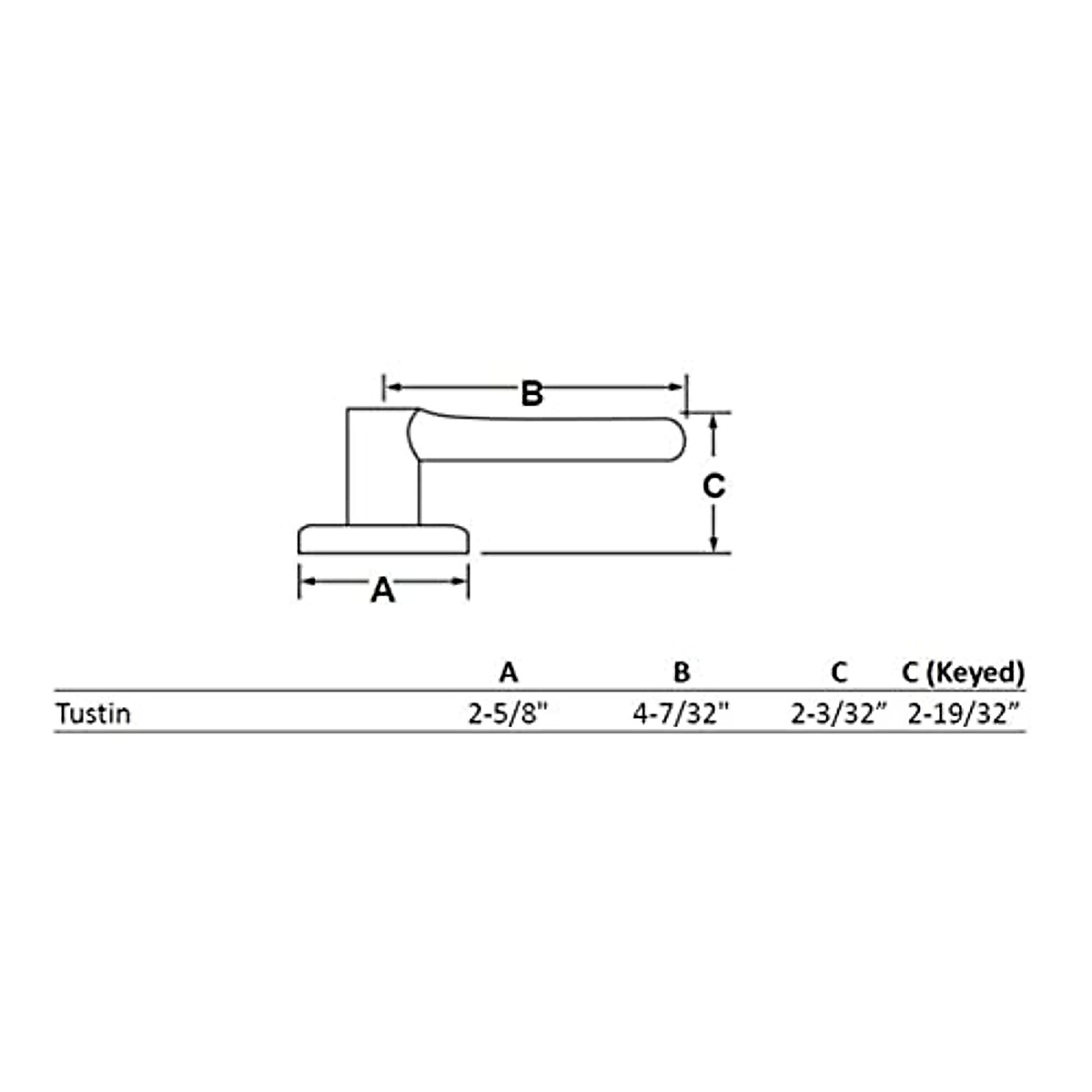 Kwikset Tustin Entry Door Lock Lever, Secure Keyed Exterior Entrance, With Reversible Handle, SmartKey Re-Key Security Technology and Microban Protection in Venetian Bronze