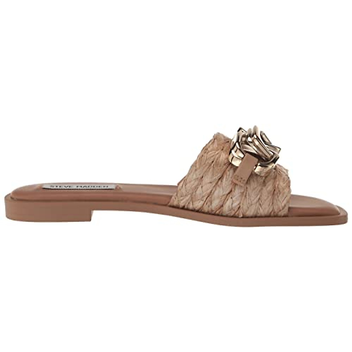 Steve Madden Women's Gene Sandal, Raffia, 7.5