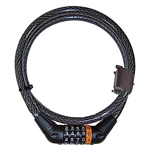 Point 12022101 Combination Lock 5 Number Wheels 150 cm Black