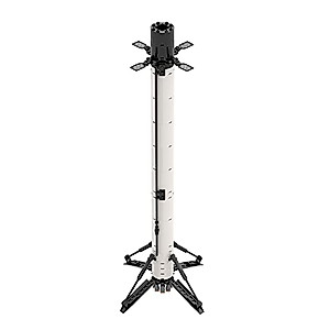 1:110 Scale Falcon 9 Rocket Building Block Toy, Collection, Decoration, Educational Toy, The Best Gift for Aviation Fans (1298 Pieces)