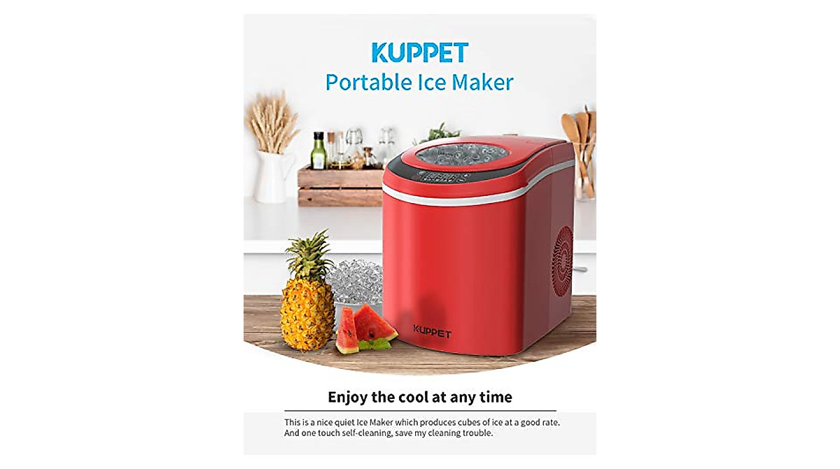 KUPPET Portable Ice Maker – Quick & Efficient Ice Production