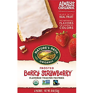 Nature's Path Organic Strawberry Frosted Toaster Pastries 11oz Box