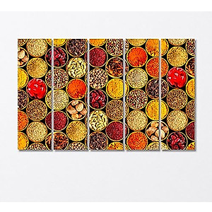 Various Spices Canvas Print 1 Panel / 36x24 inches