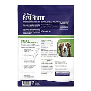 Best Breed Dr. Gary's Field & Stream Recipe, Slow-Cooked in USA, Natural Dry Dog Food for All Breeds and Sizes, 13lbs.
