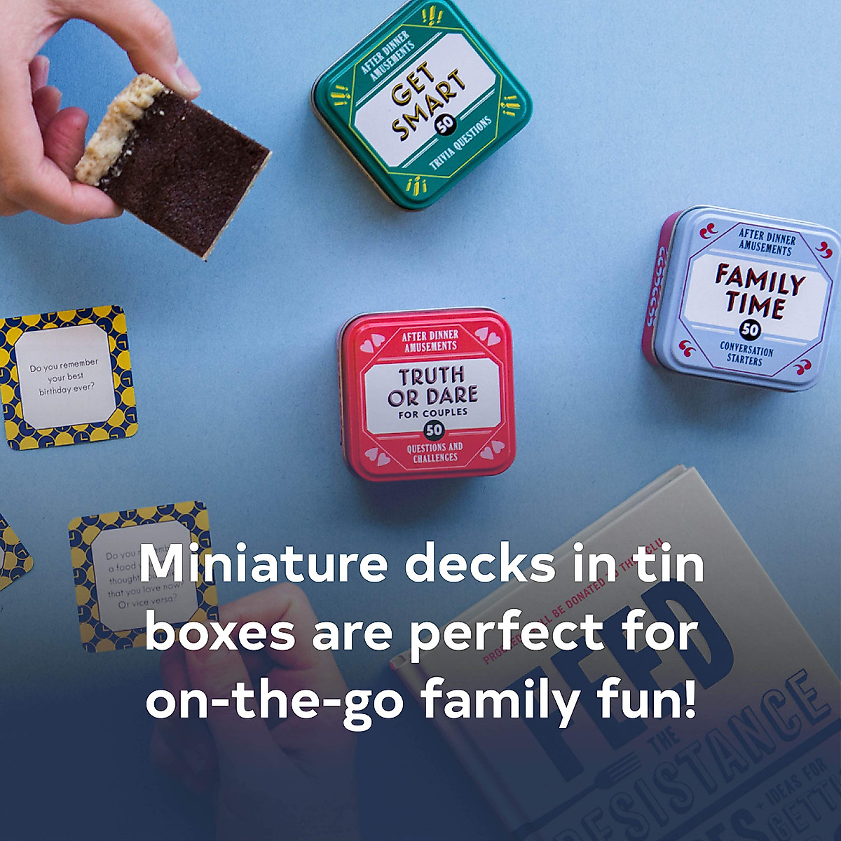 Chronicle Books After Dinner Amusements: How Well Do You Know Me?: 50 Questions for Family and Friends (Family Friendly Conversation Starter Card Game, Portable Camping and Holiday Games)